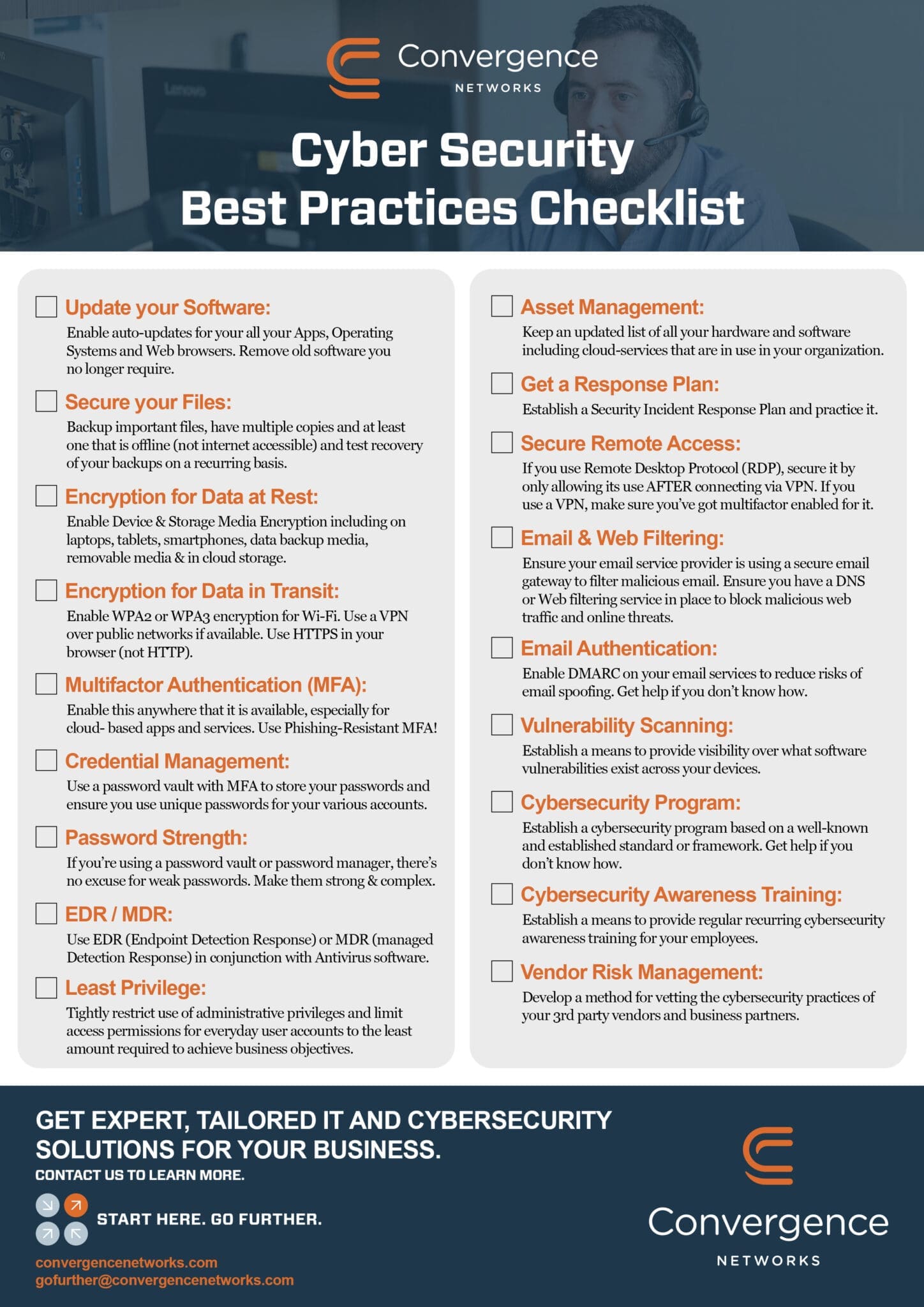 Cybersecurity Best Practices Checklist | Free Download Cybersecurity Best Practices Checklist | Free Download